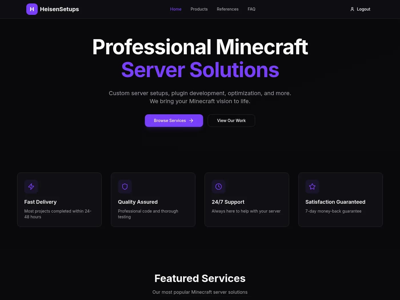 HeisenSetups All-in-One Web Platform