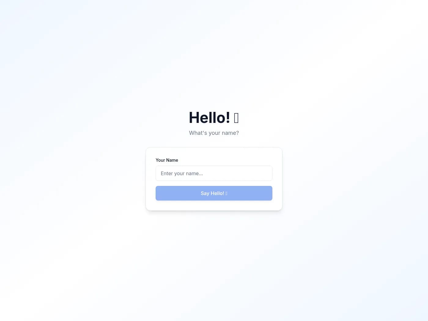 Hello App