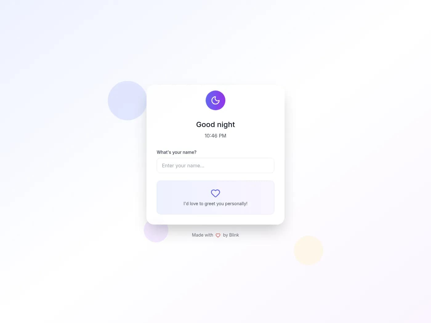 Hello Greeting App