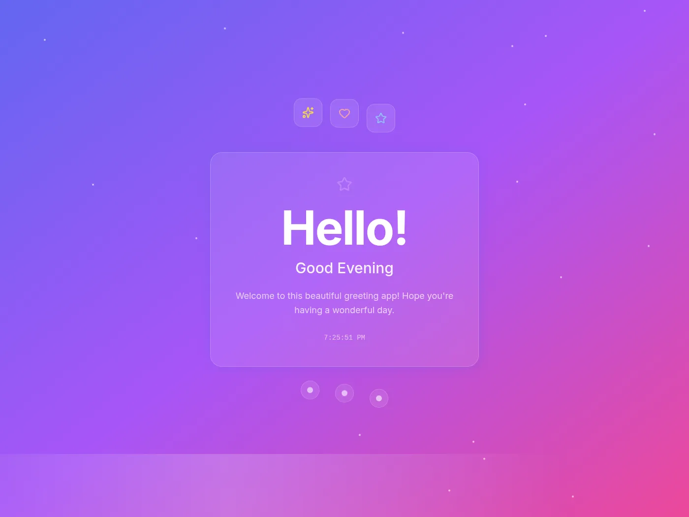Hello Greeting App