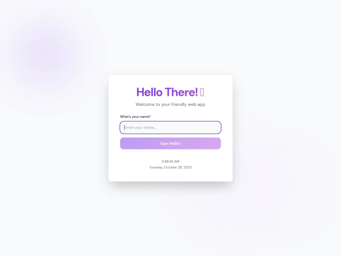 Hello Web App