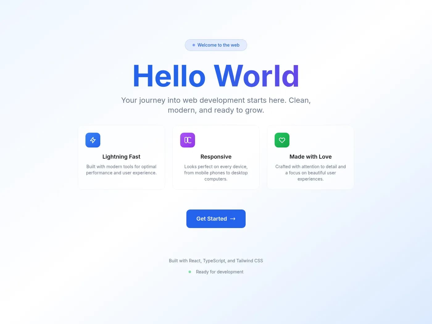 Hello World Website