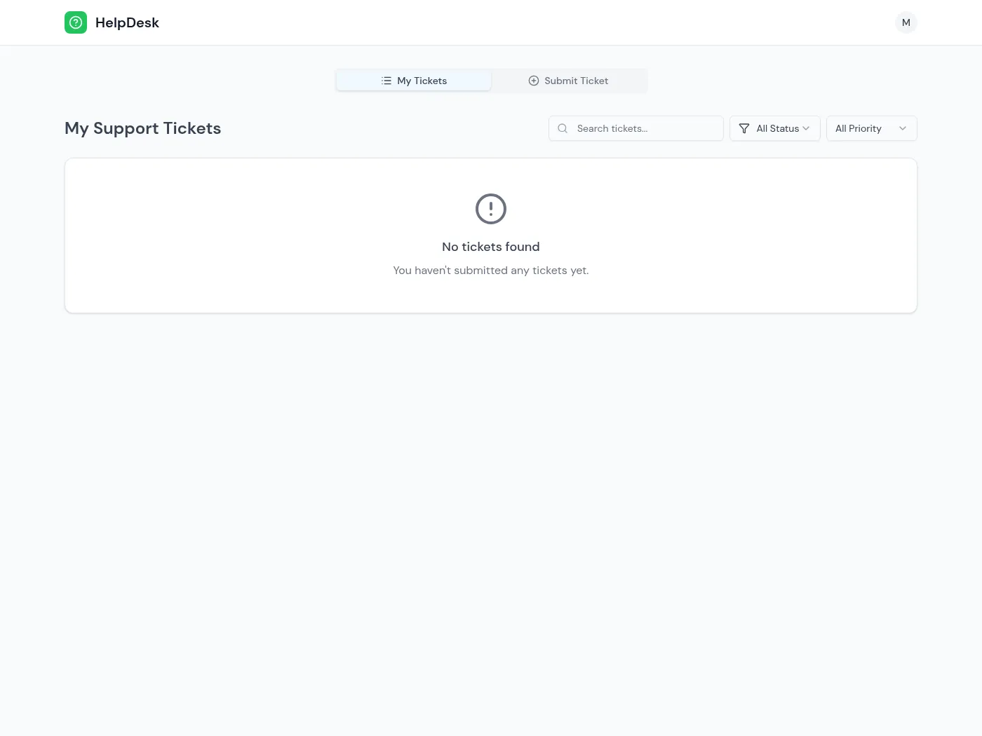 Help Desk Ticketing System