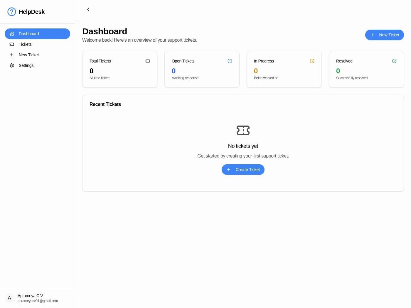 Help Desk Ticketing System
