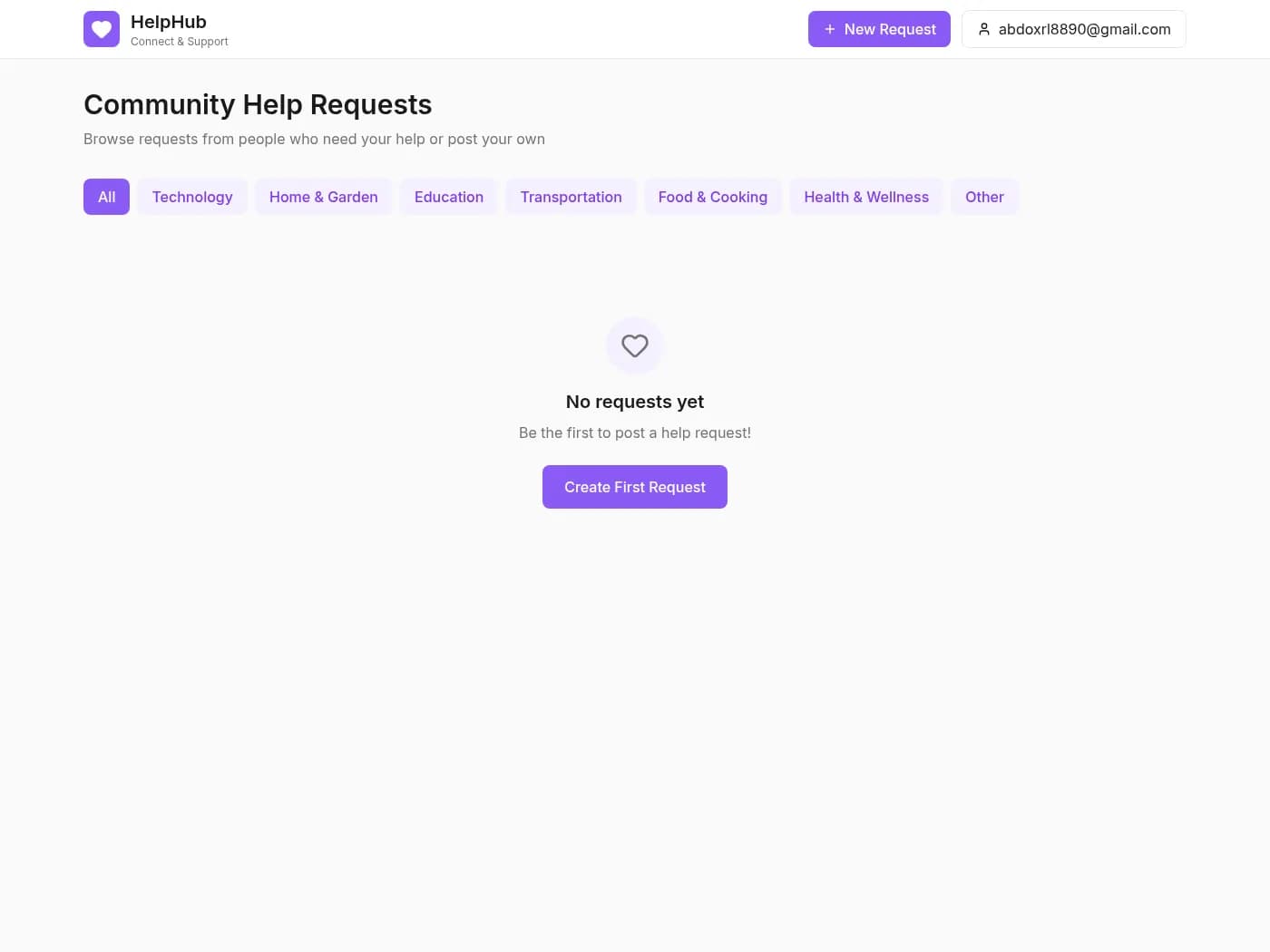 Help Request Platform