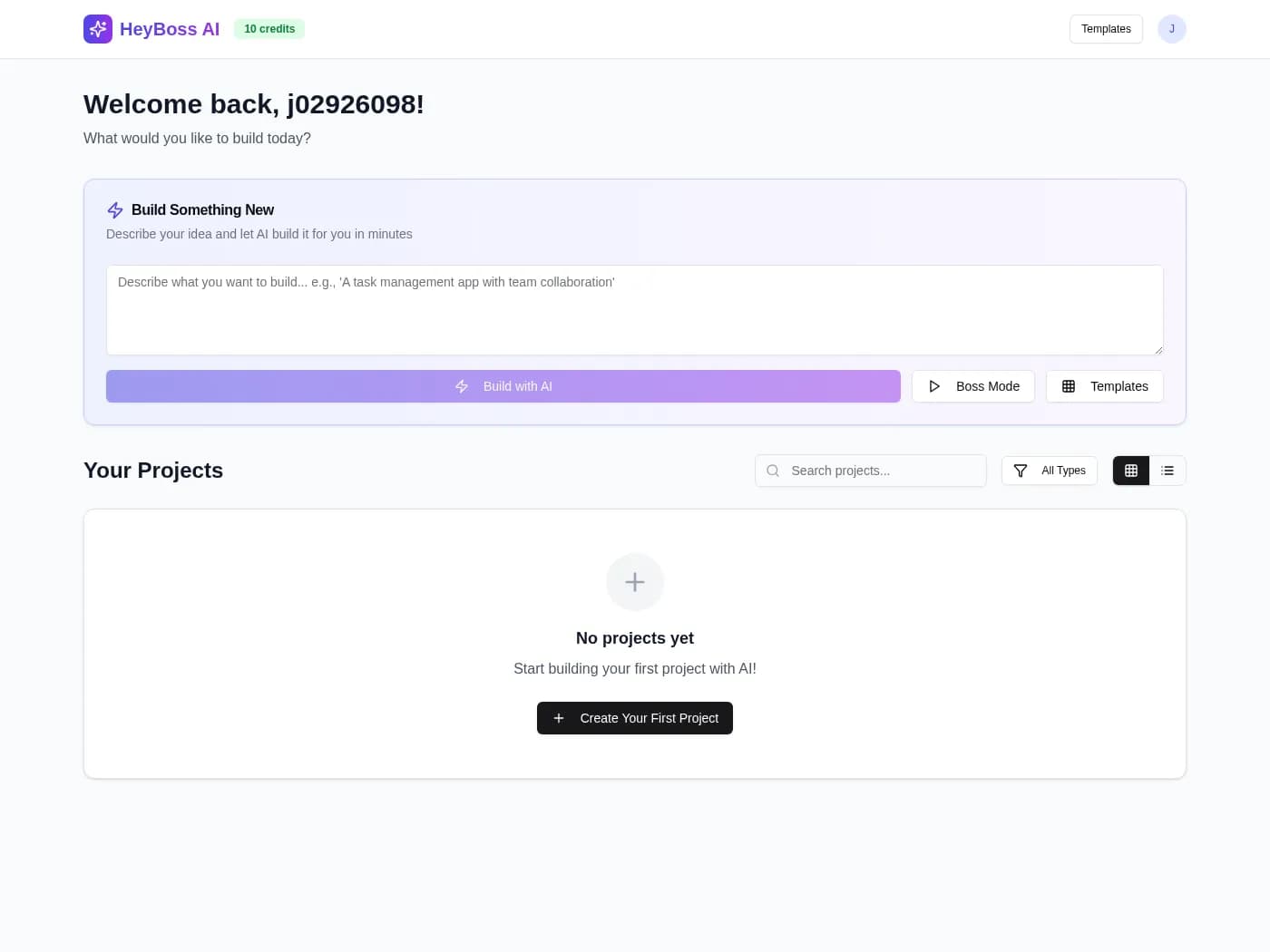 HeyBoss AI: Instant No-Code Website, App & Game Builder for Everyone