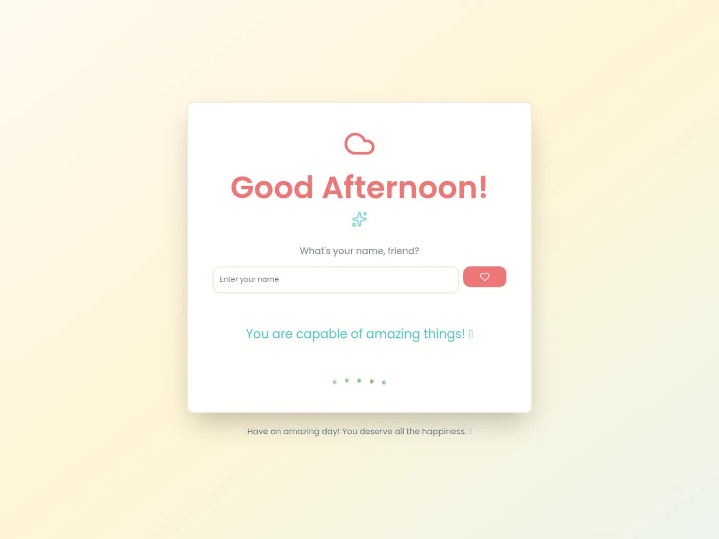 Hi Greeting App