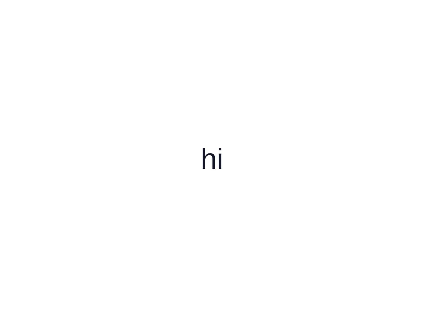 Hi Text Simple Web App