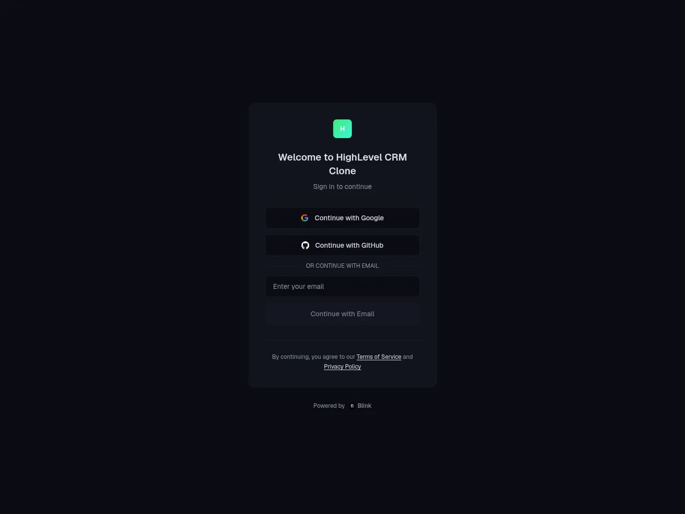 HighLevel CRM Clone