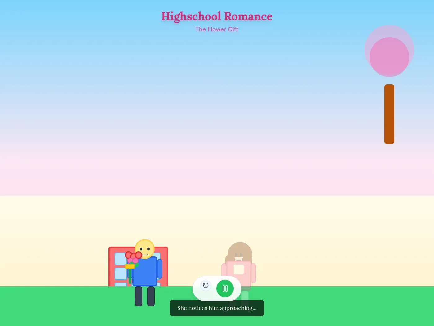 Highschool Romance: The Flower Gift