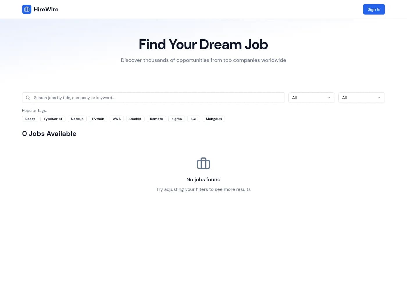 HireWire Modern Job Marketplace