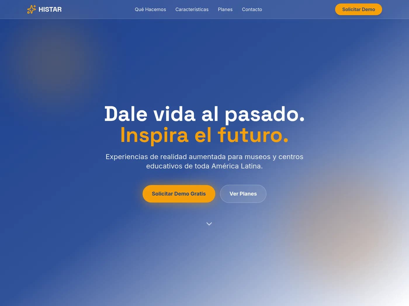 HISTAR: Página Web Moderna para Sistema de Realidad Aumentada Educativa