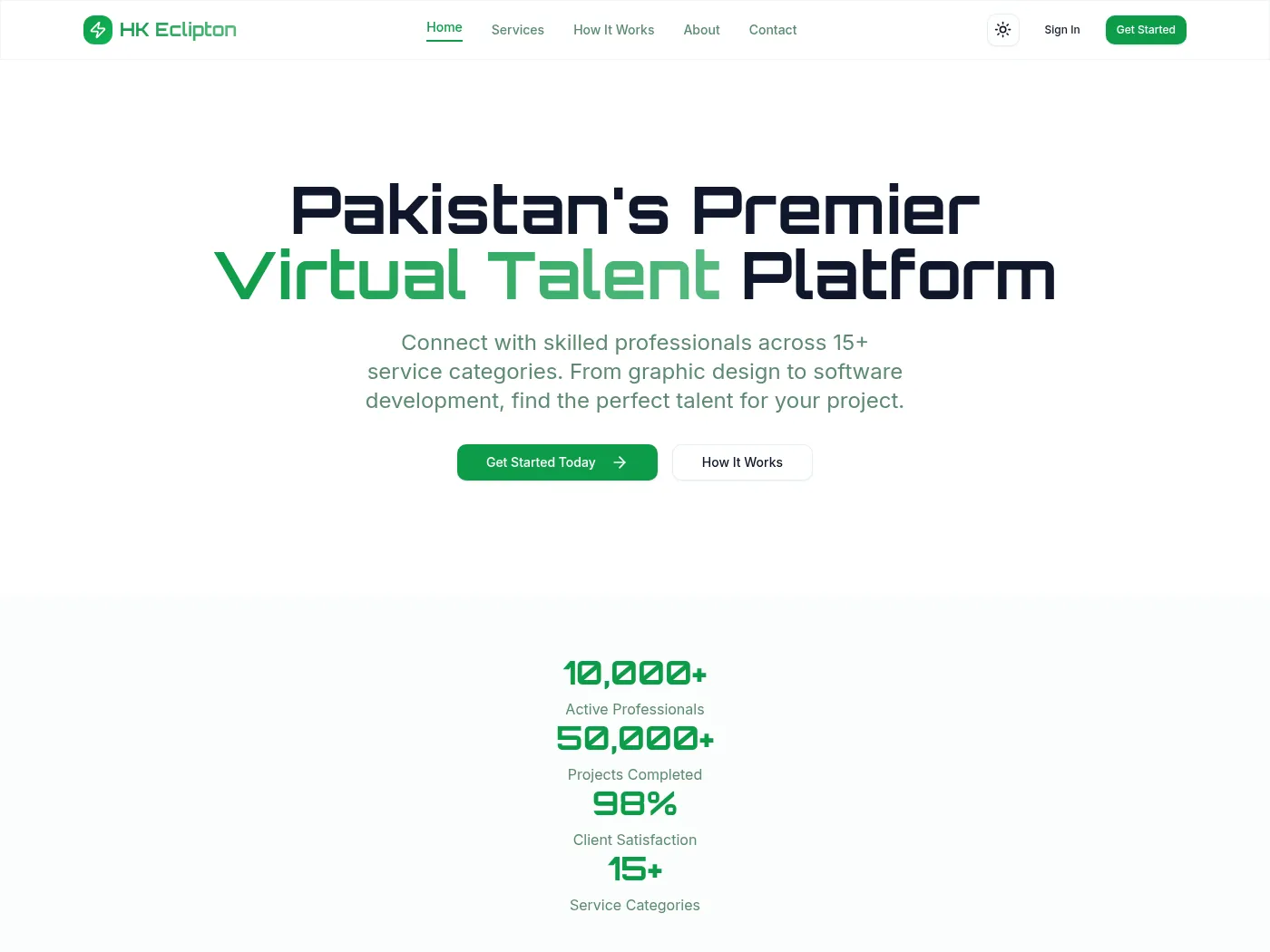 HK Eclipton Virtual Talent Platform