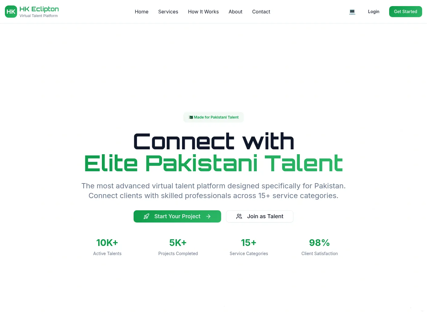 HK Eclipton Virtual Talent Platform