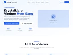 Højbjerg Puds&Pleje – Højkonverterende Vinduespudser hjemmeside