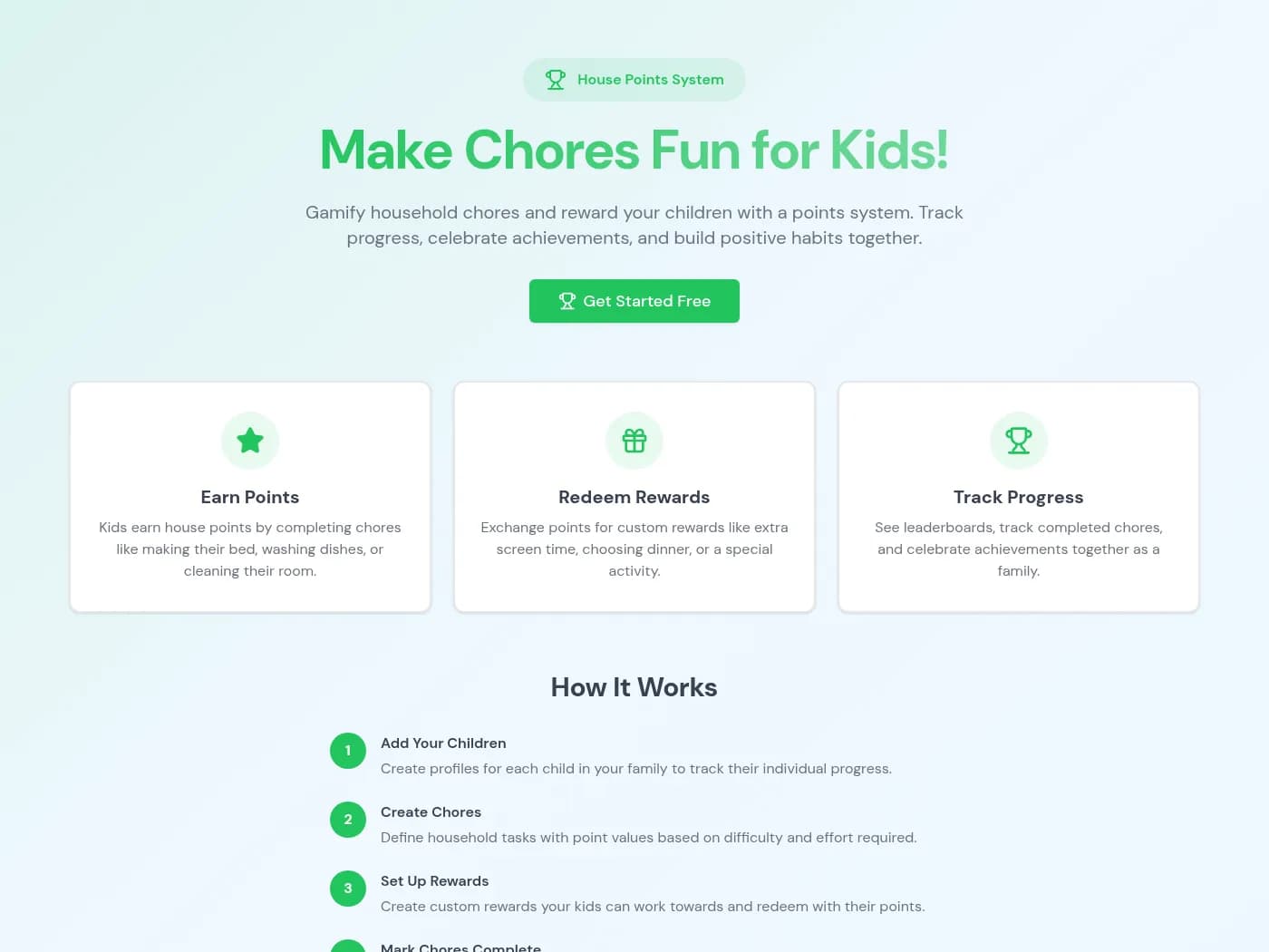 Home Chores Gamification App for Kids