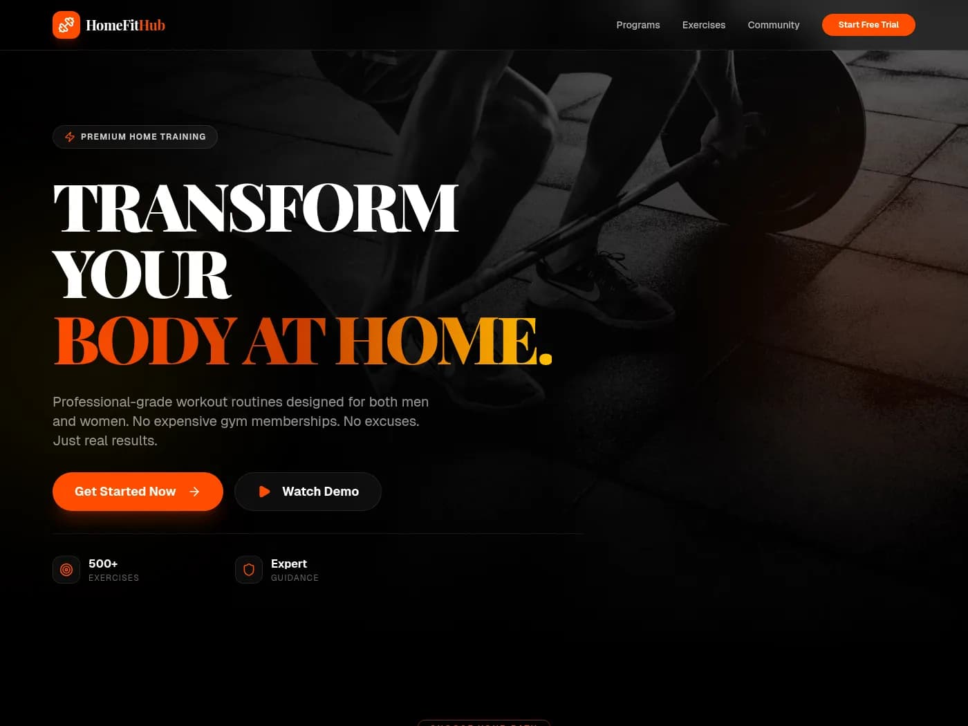 Home Fitness Hub