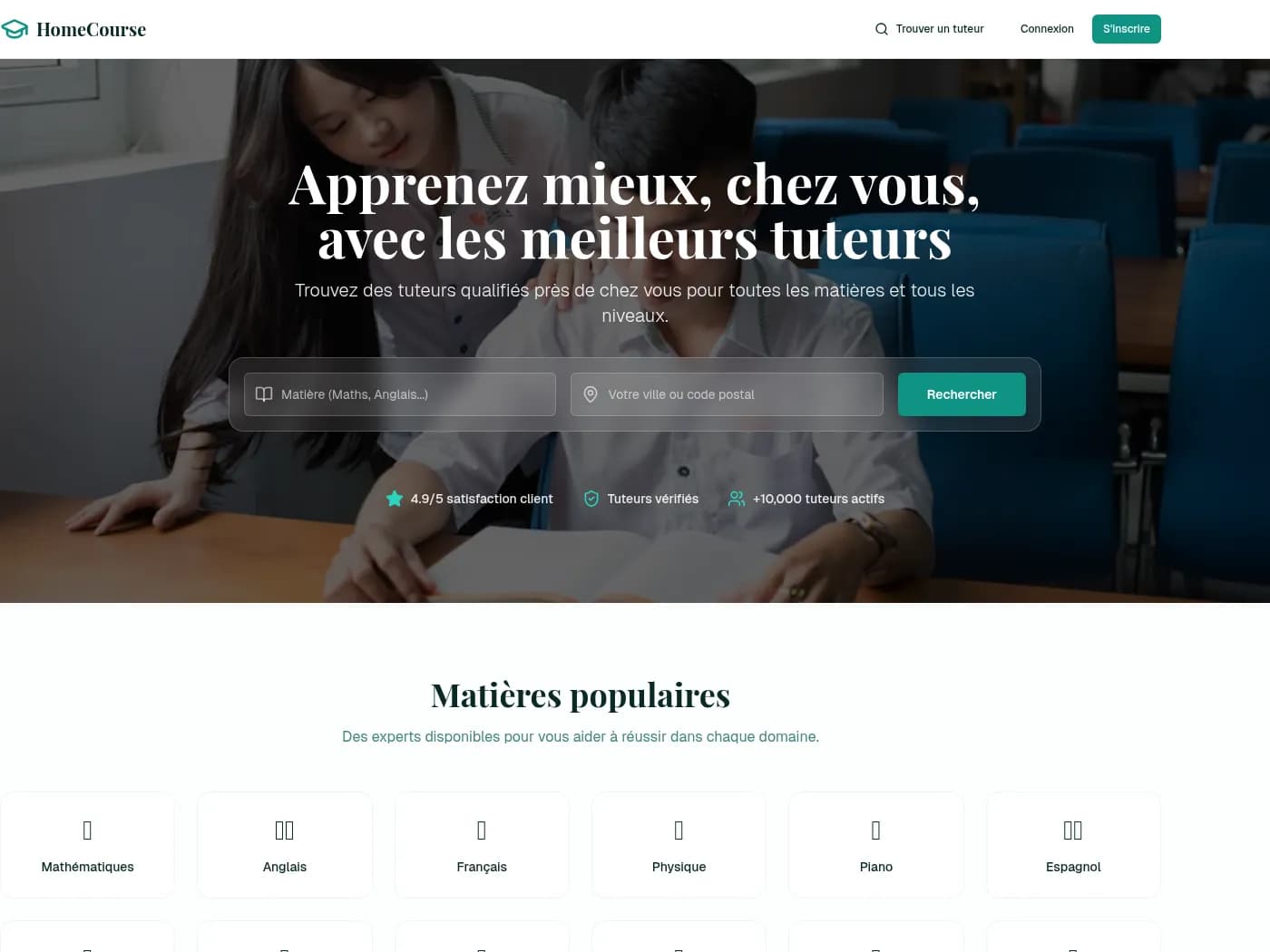 HomeCourse Finder