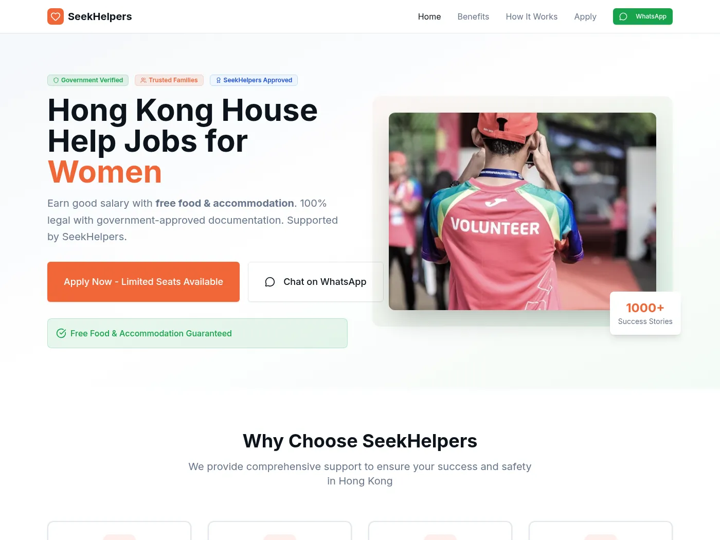 Hong Kong House Help Jobs UI Redesign