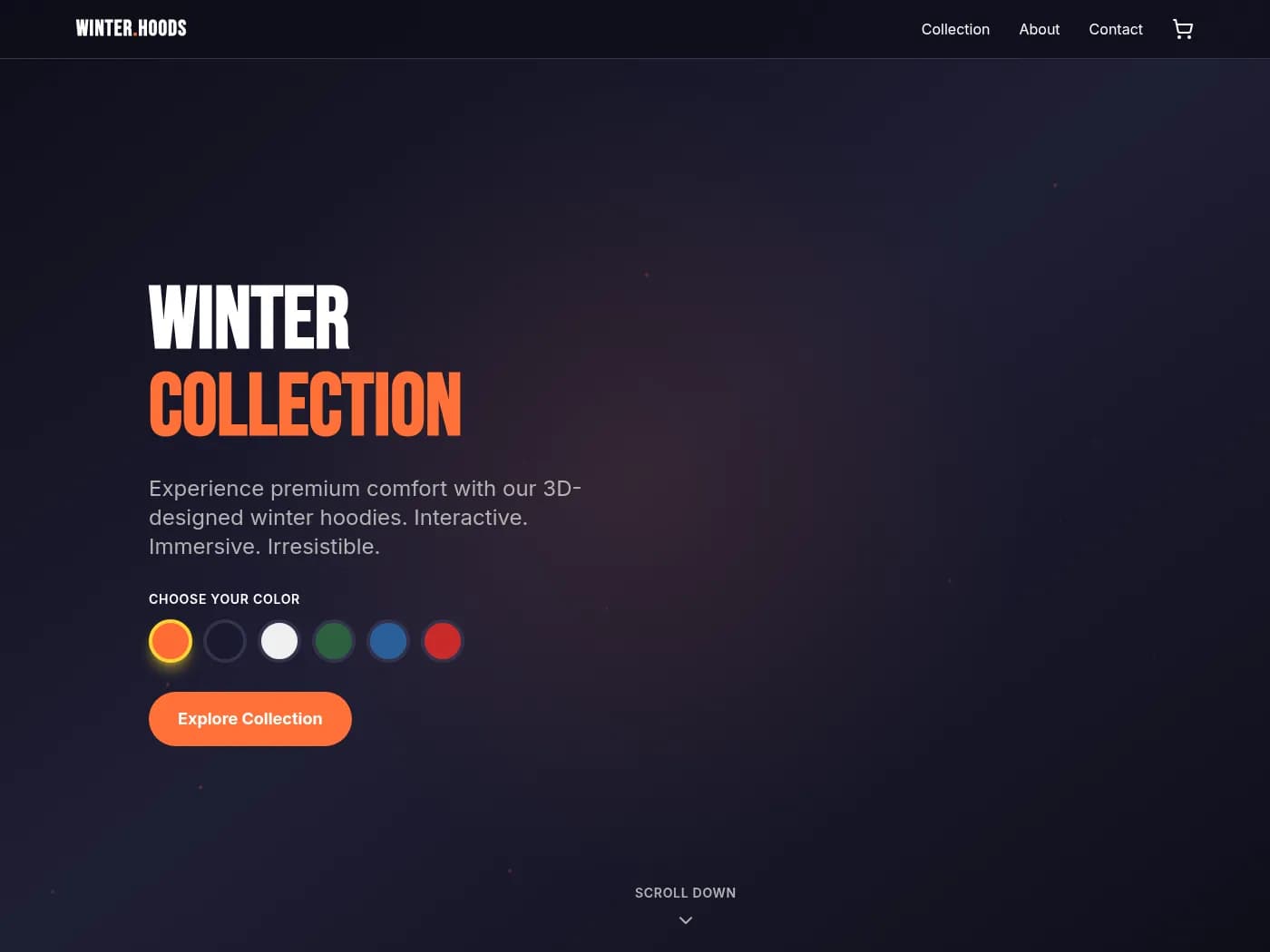 Hoodie Winter Collection 3D Showcase