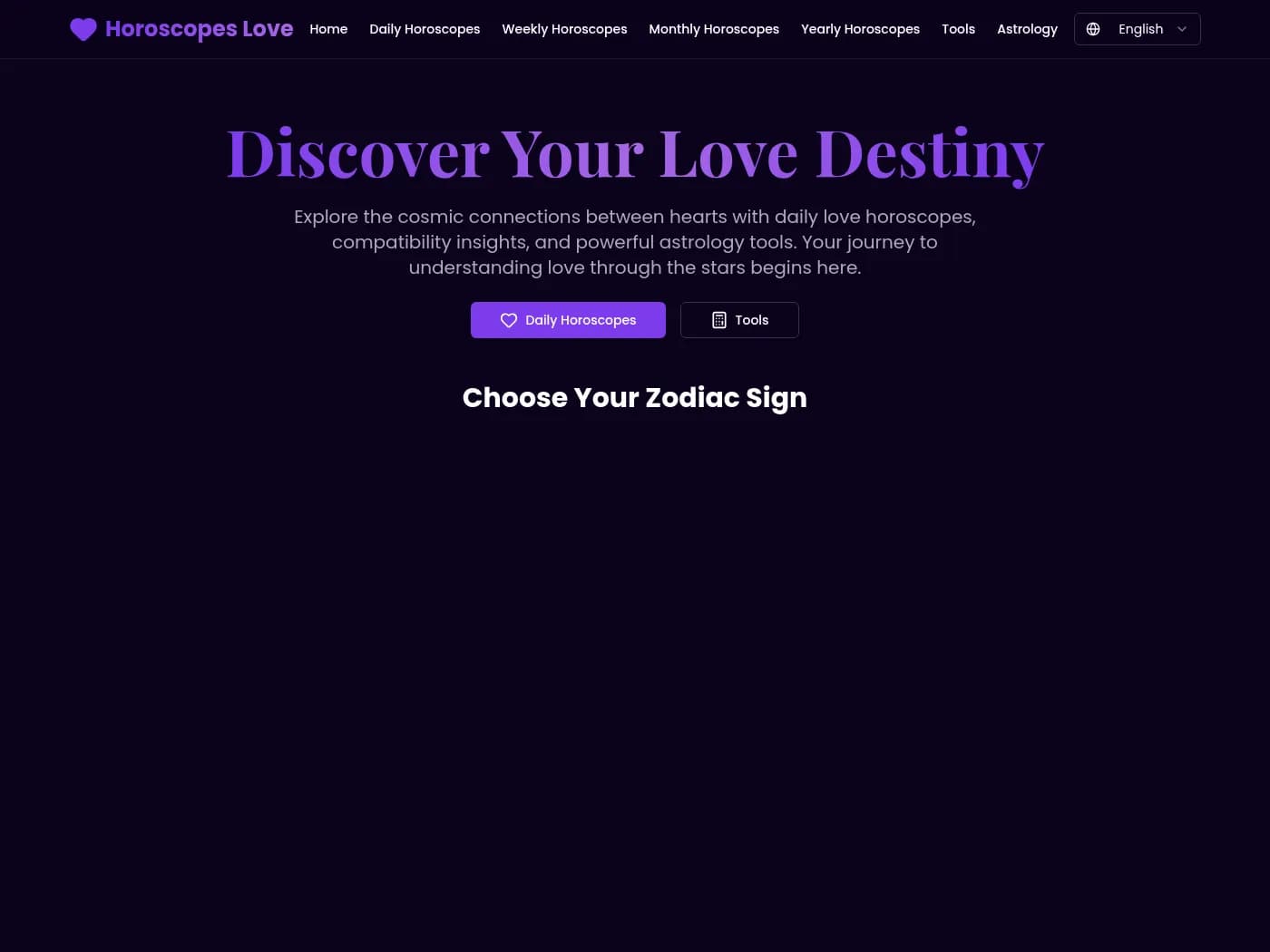 Horoscopes Love: Multilingual 3D Zodiac Astrology with Tools & SEO