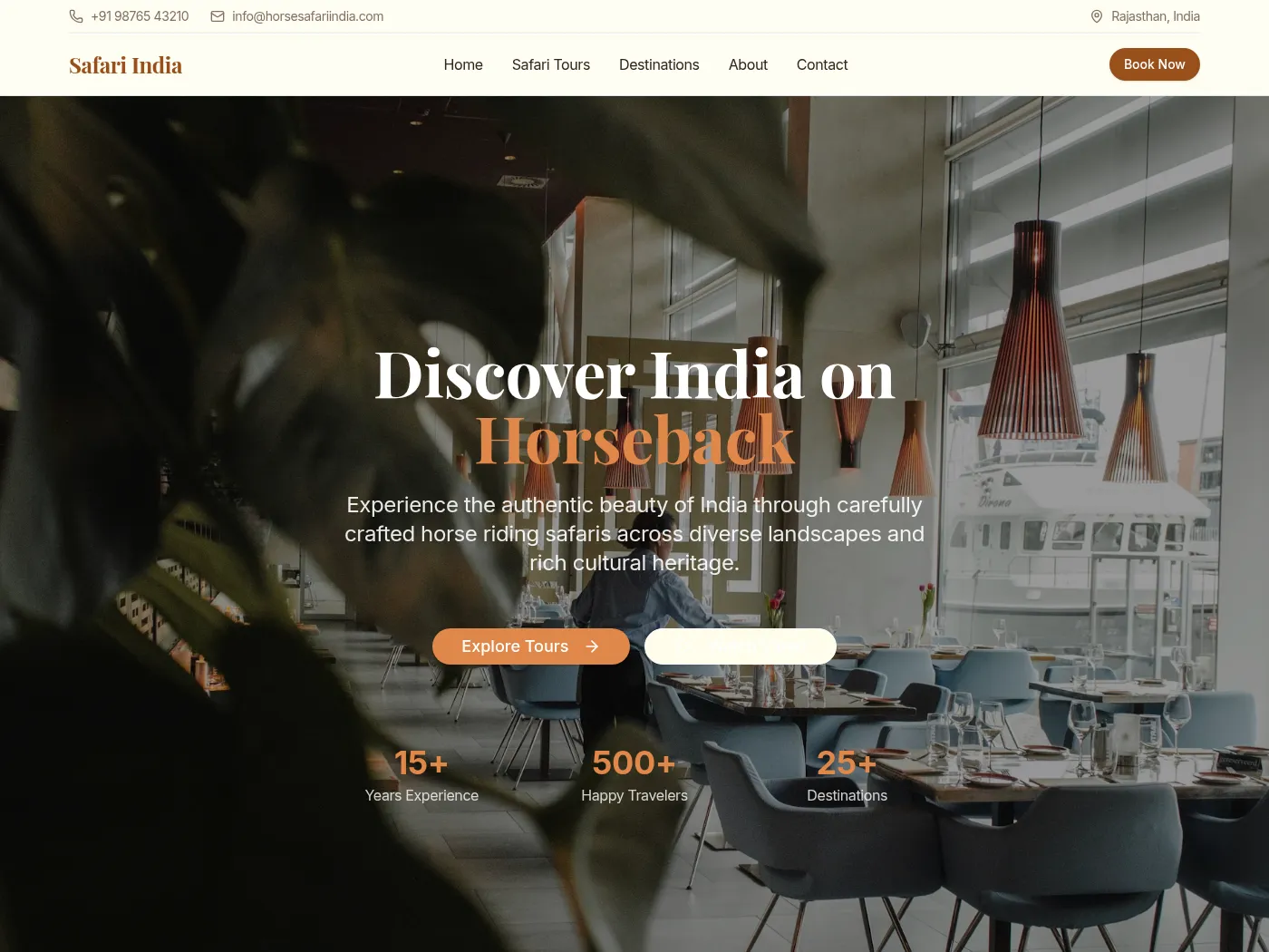 Horse Riding Safari Travel Portal