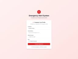 Hospital Emergency Alert System App