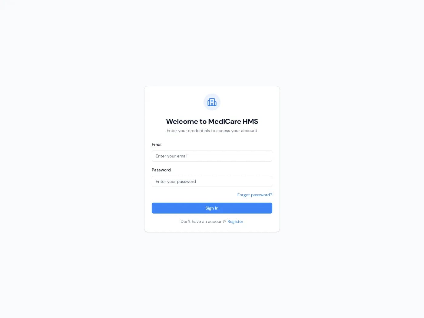 Comprehensive Multi-role Hospital Management System (Web App)
