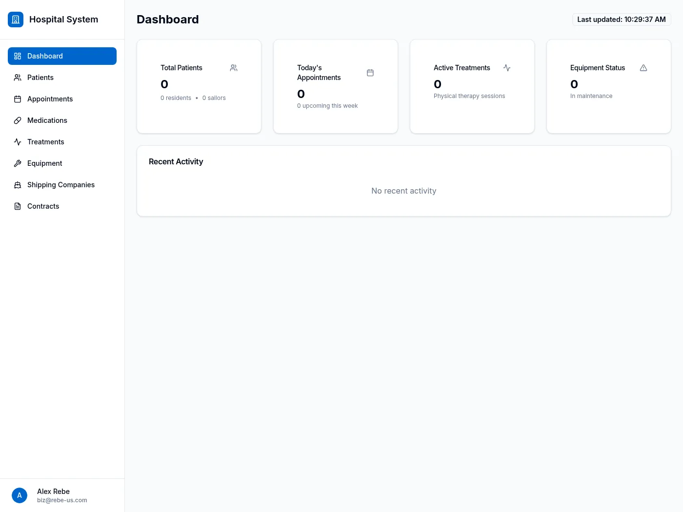Hospital Patient & Appointment Management System