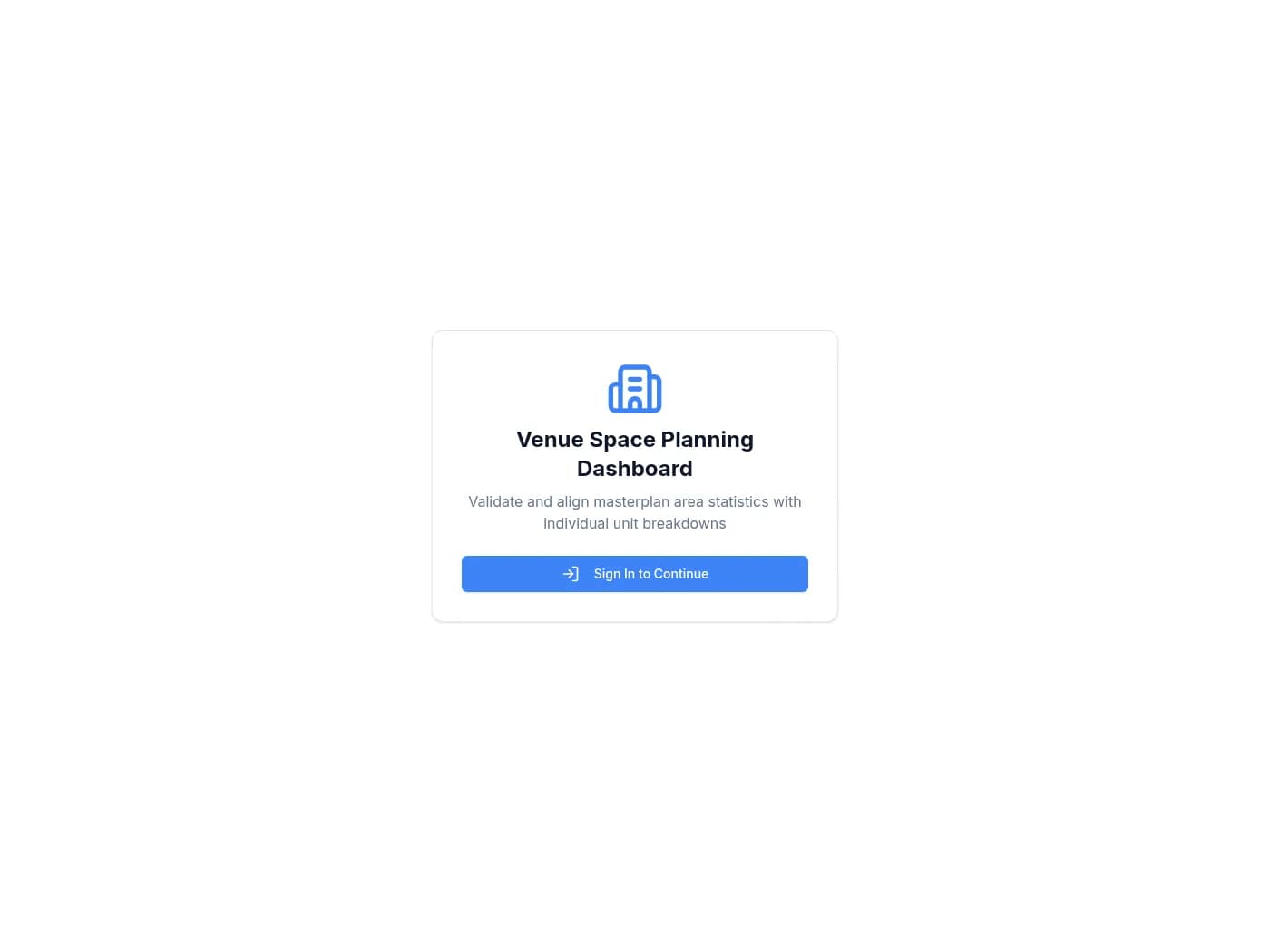 Hospitality Venue Space Planning and Validation Dashboard