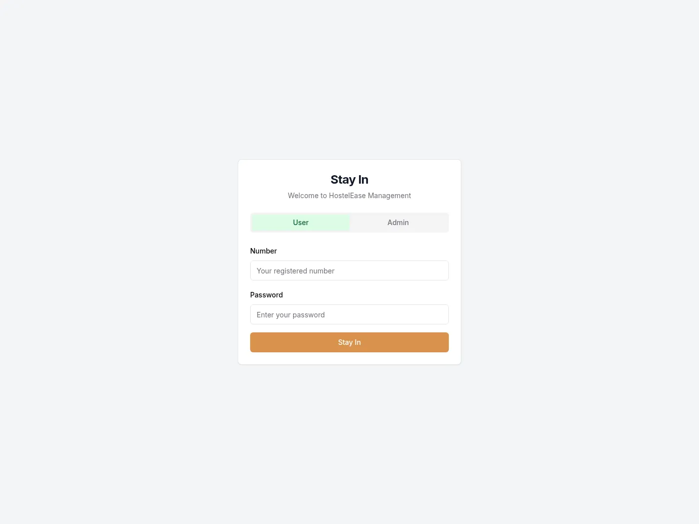HostelEase: Modern Responsive Hostel Management Website