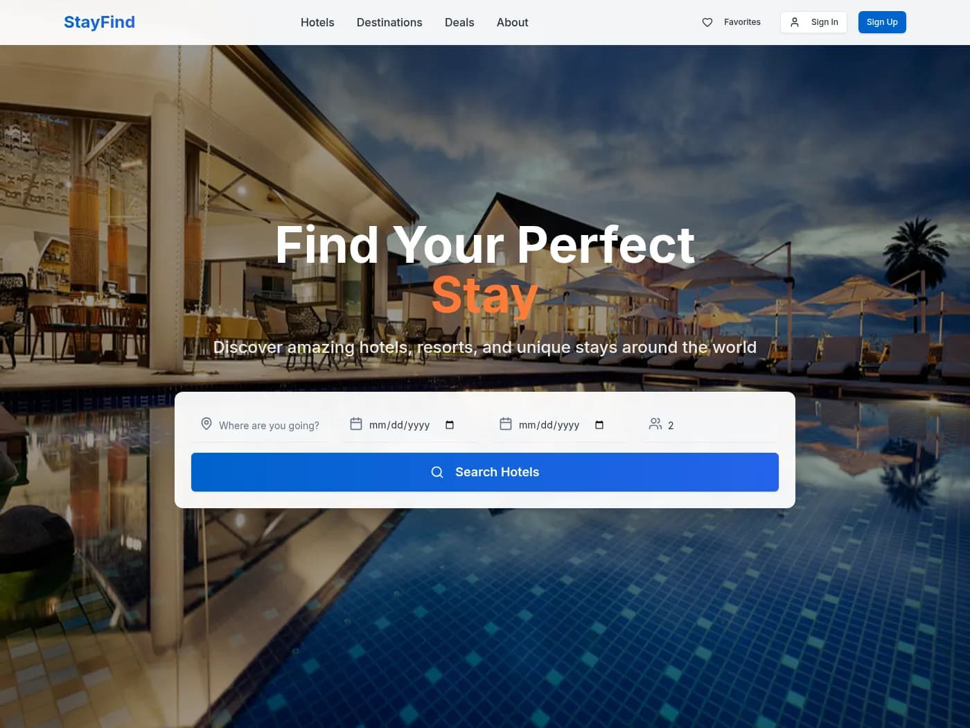 Hotel Booking Website