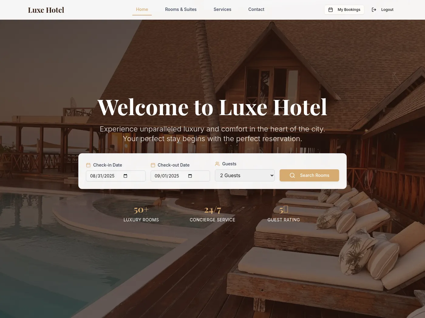 Hotel Reservation and Booking Website