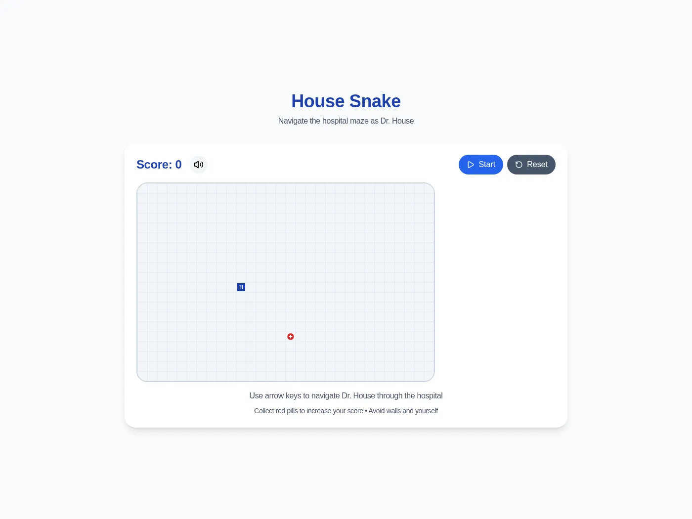 House Snake: Medical Maze Game