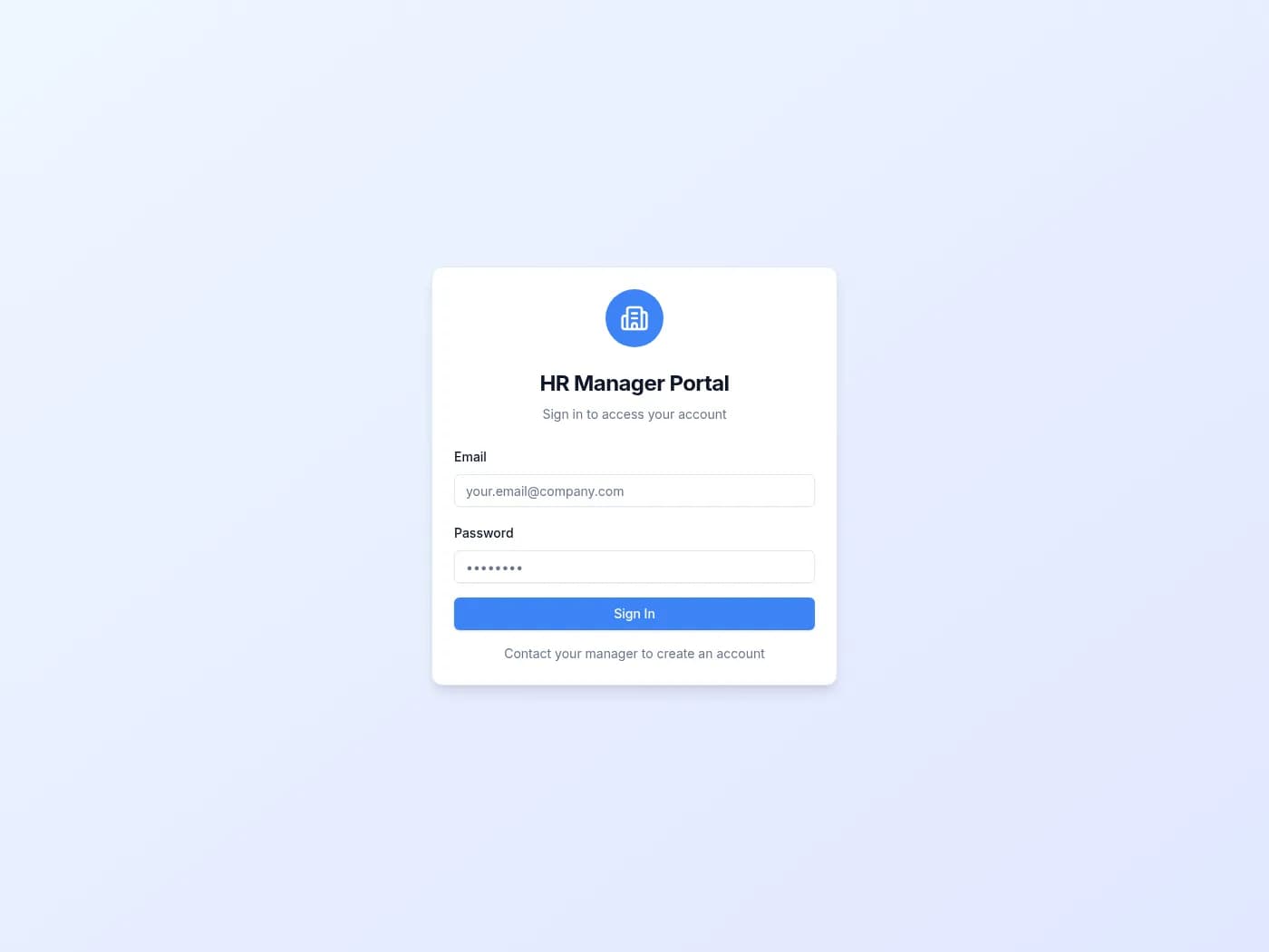 HR Manager Portal with Role-Based Scheduling, Announcements, and Team Management