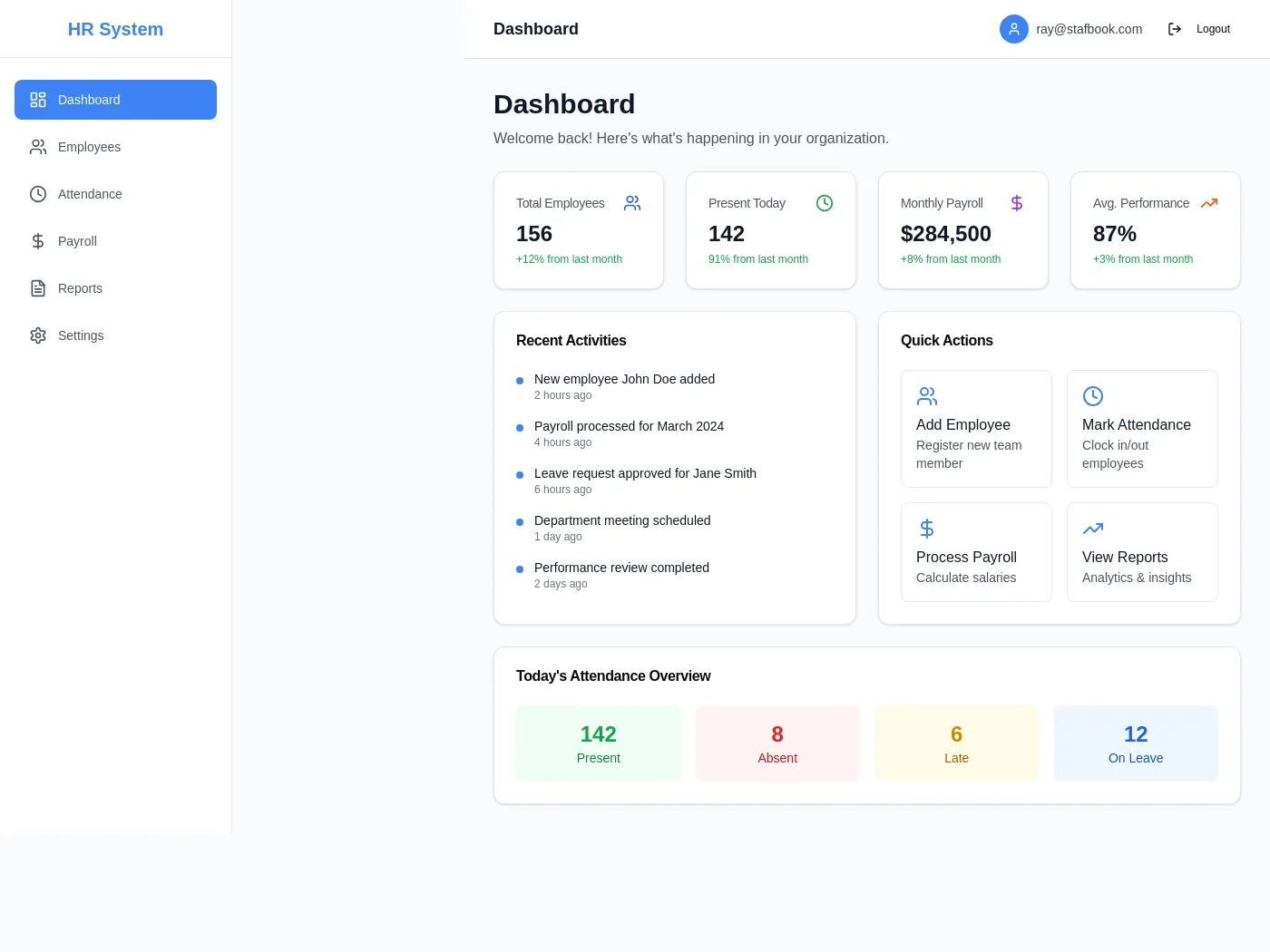 HR and Payroll Management System