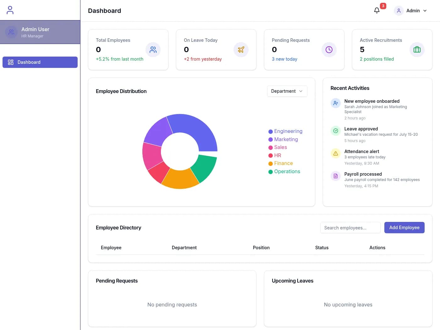 HR Pro – Modern Human Resource Management Platform