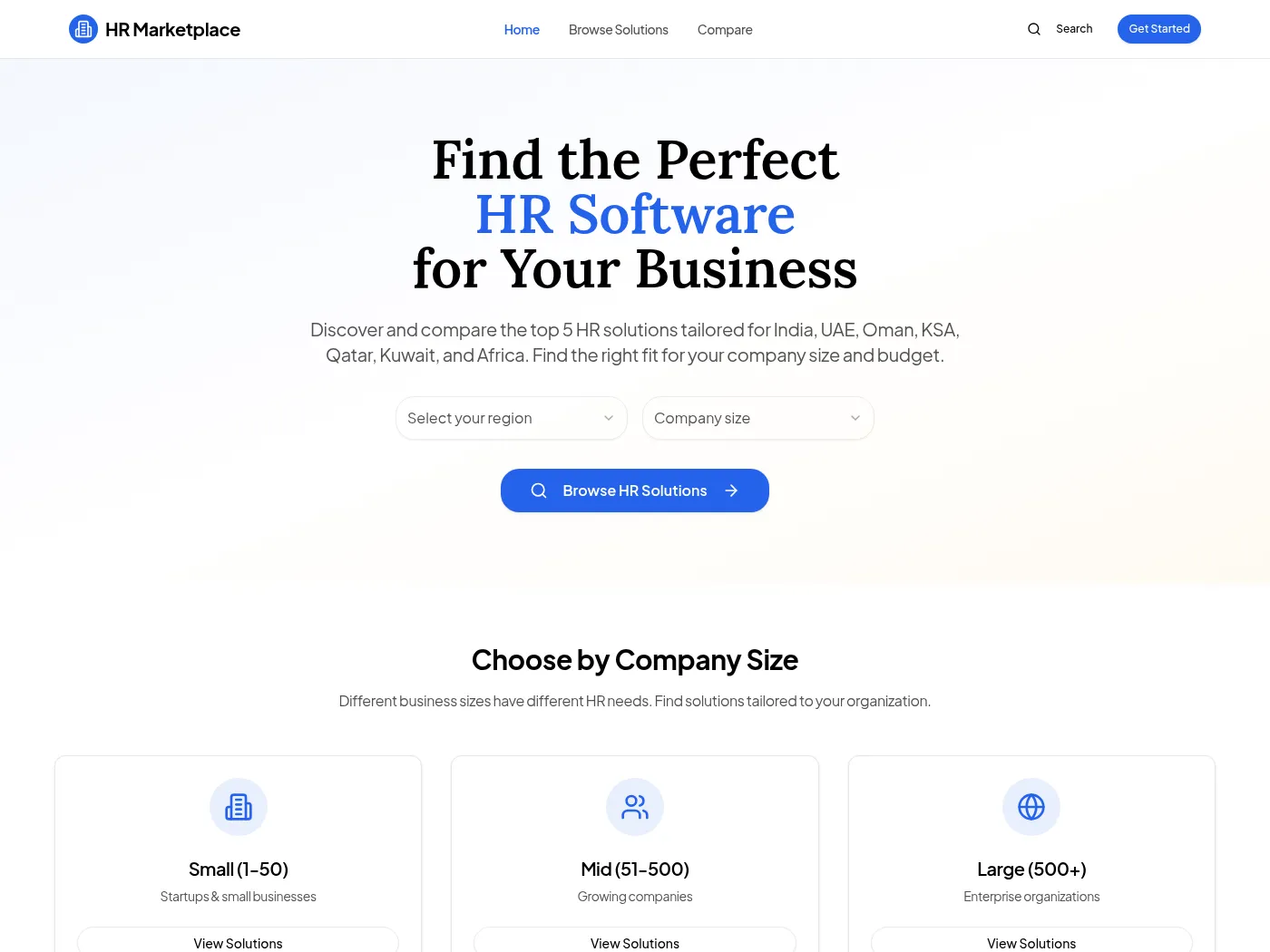 HR Tech Marketplace for Emerging Markets