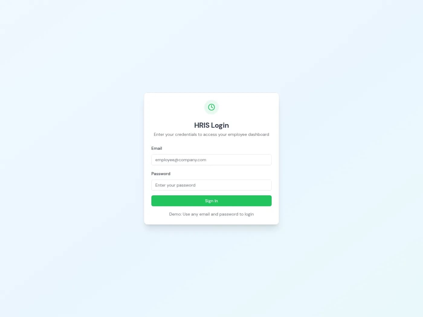 HRIS Employee Dashboard and Management System