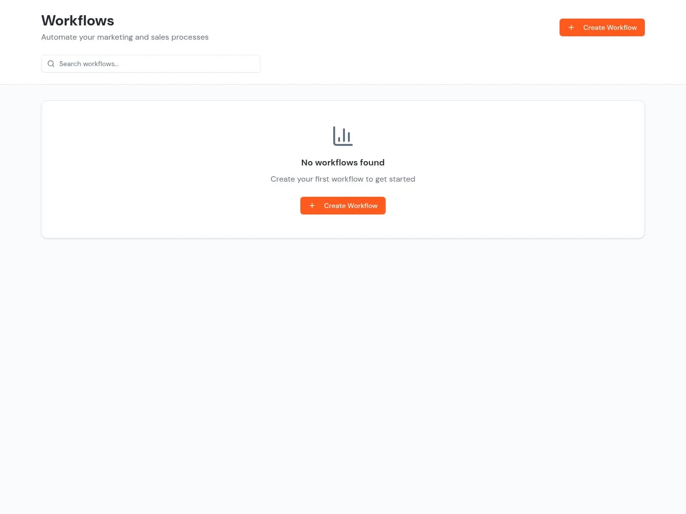 Hubspot Workflow Automation System Clone