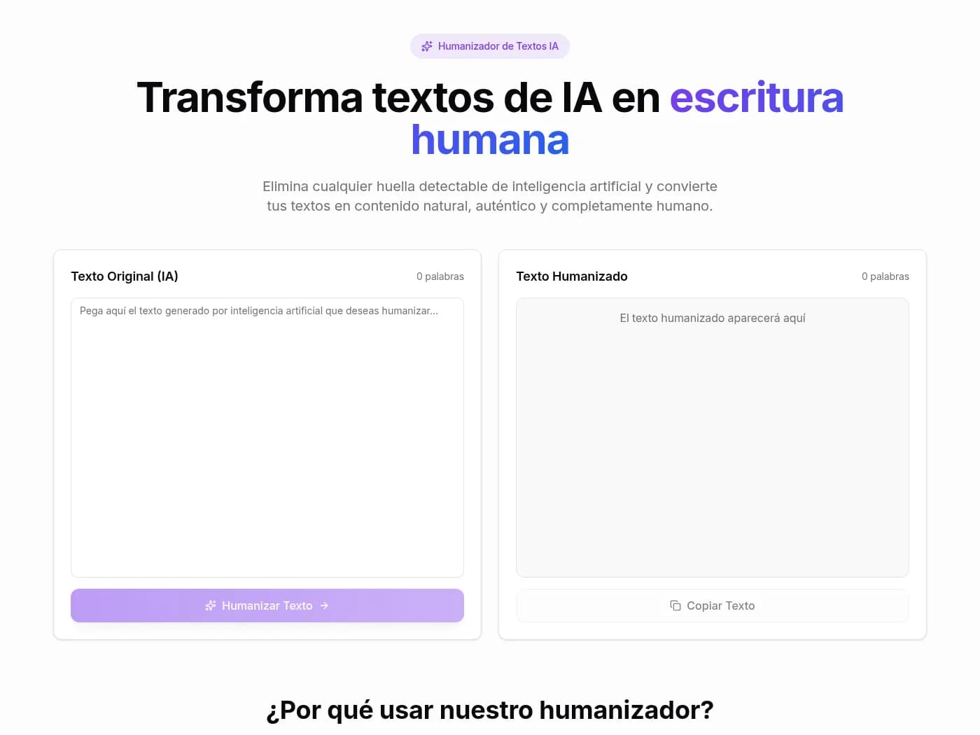 Humanizador de Textos IA
