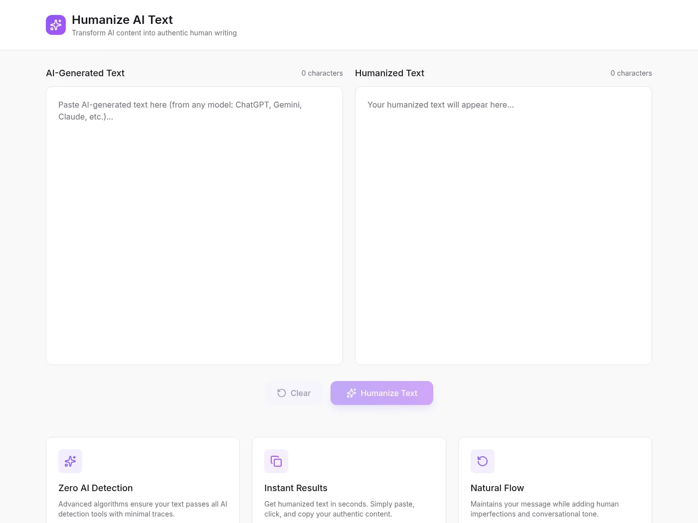 Humanize AI Text Converter