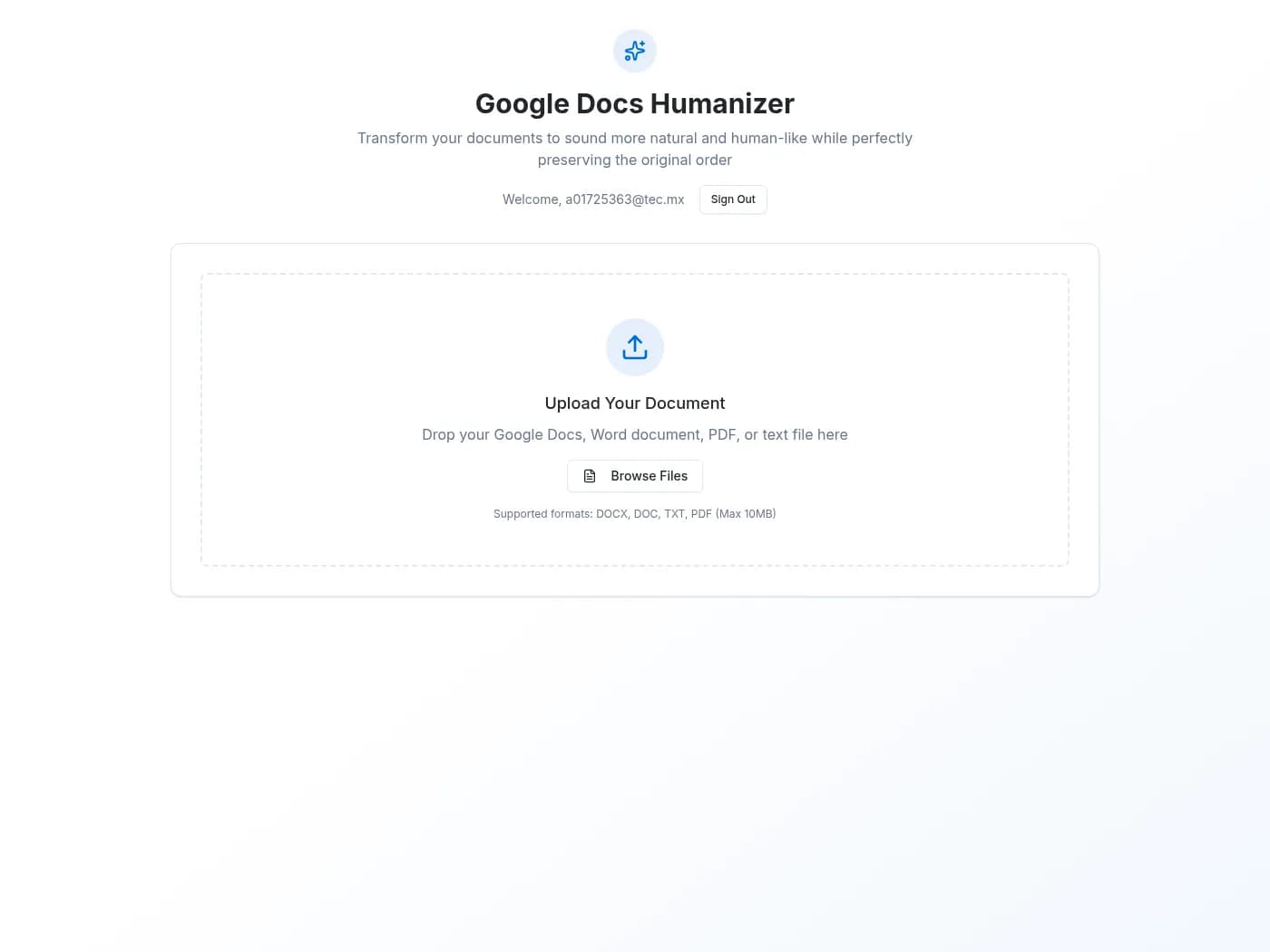 Humanize Google Docs Content Without Changing Order
