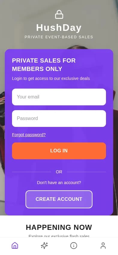 Hushday Mobile App Clone