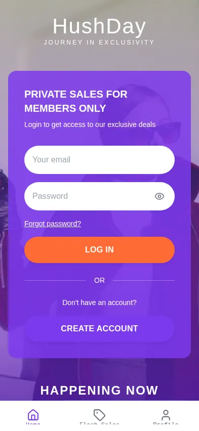 Hushday Mobile App Clone