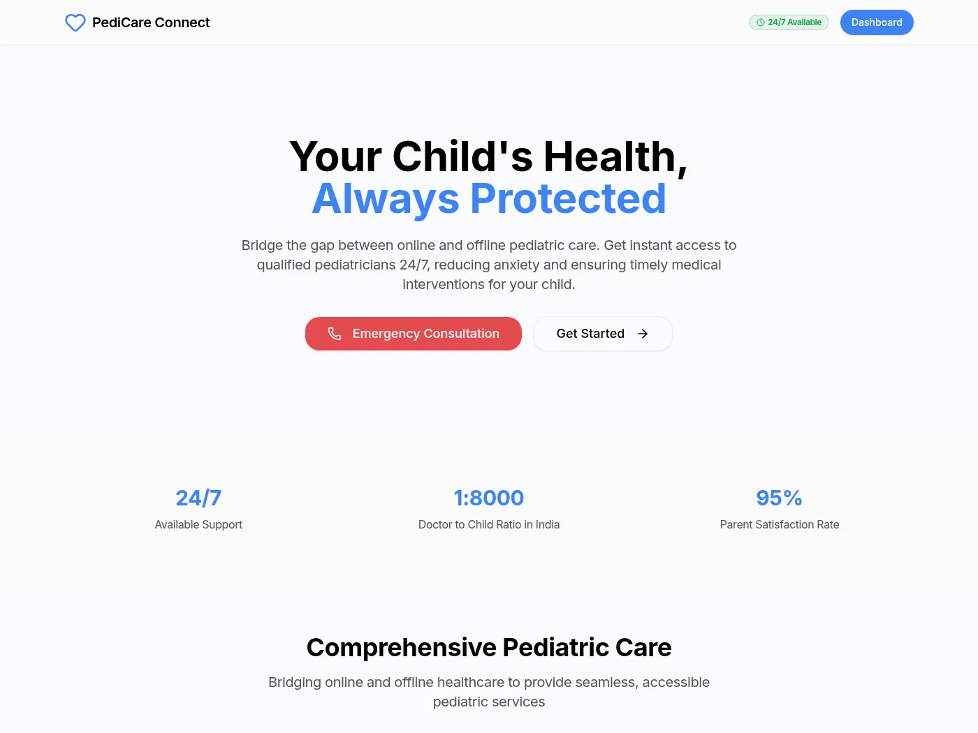 Hybrid Paediatric Care Platform