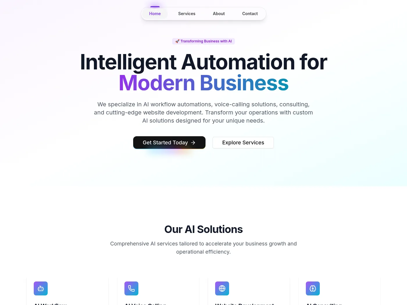 HyperionAI Agency Website