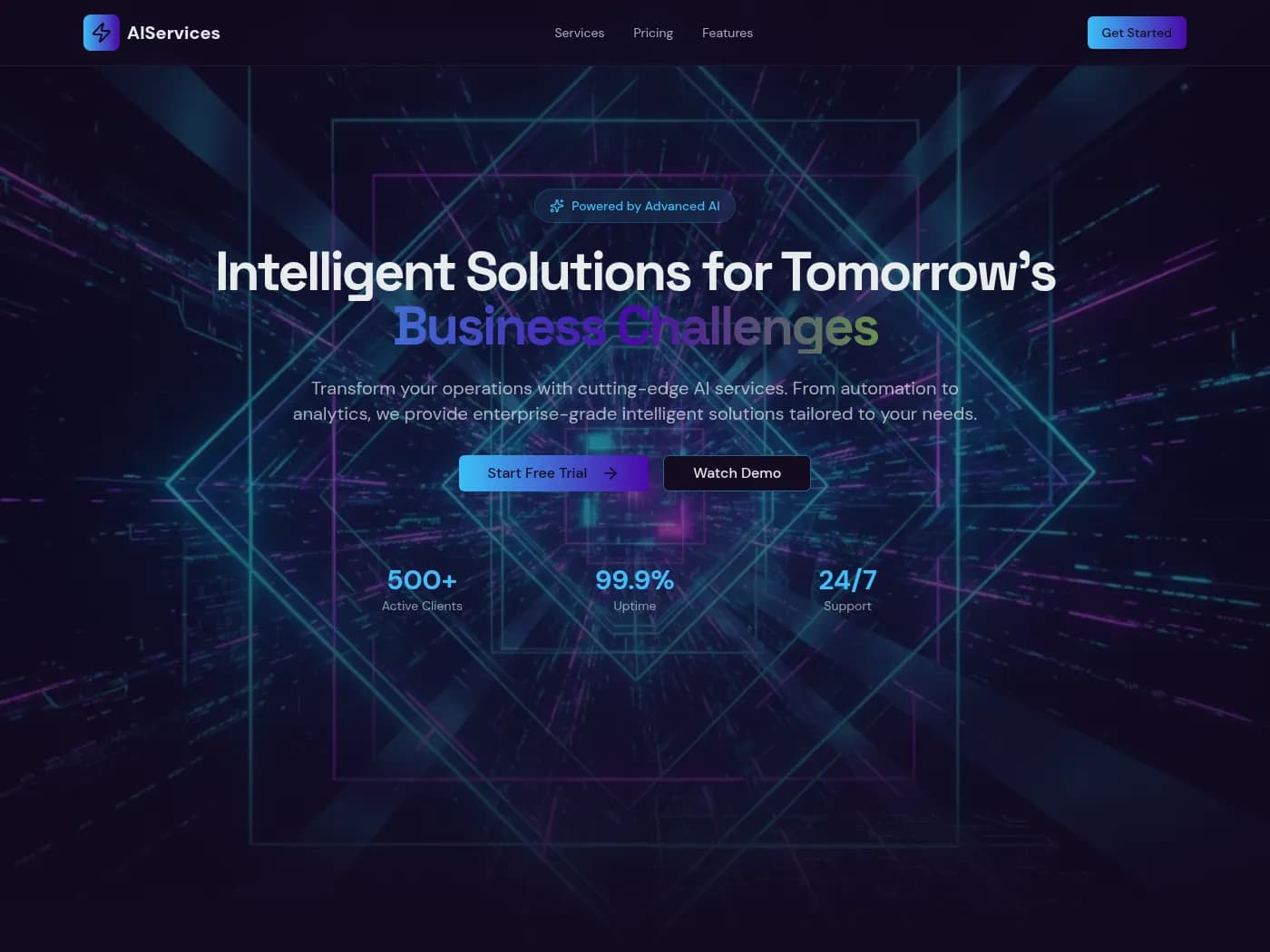 IA Services Sales Website