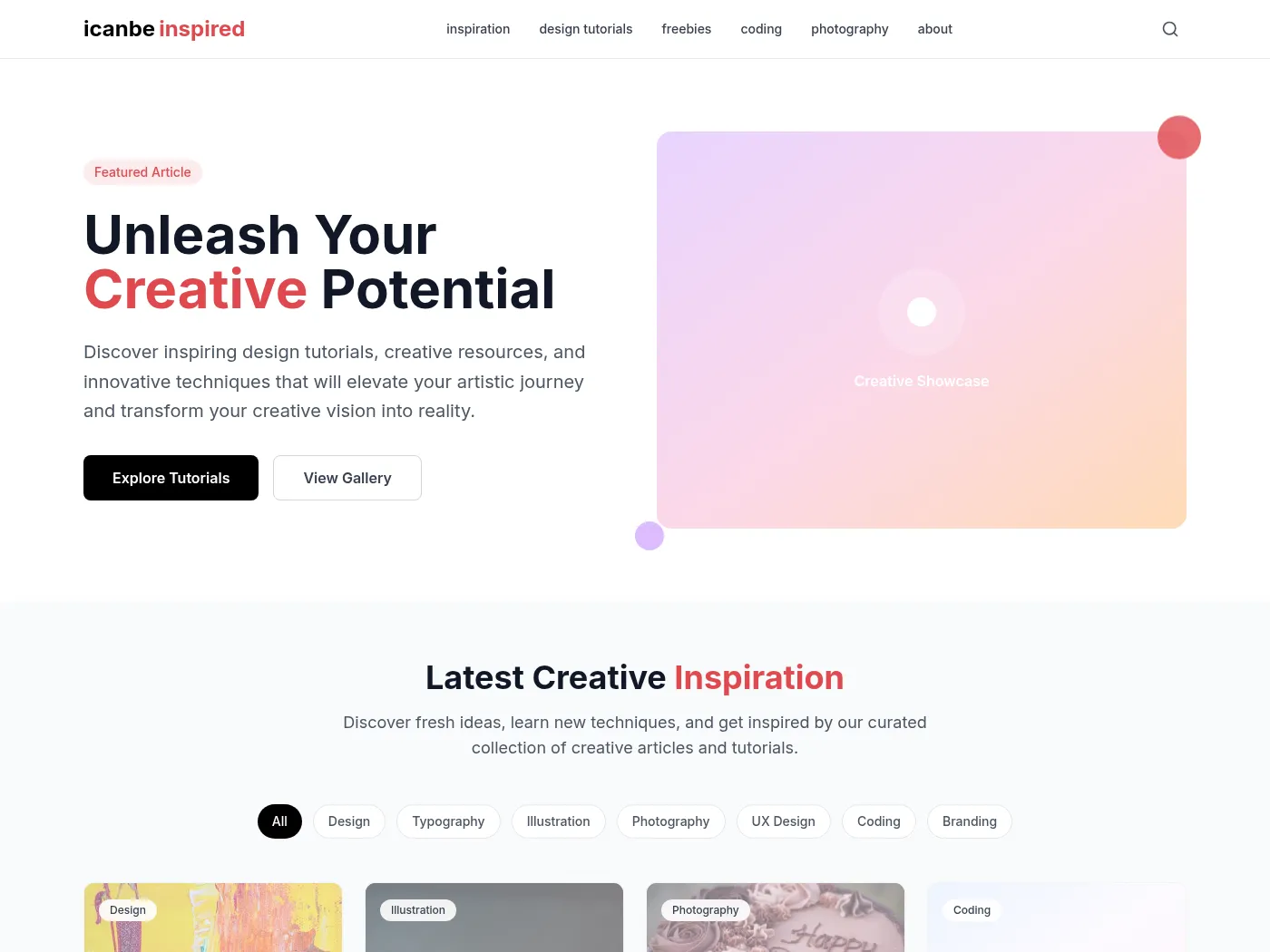 ICanBeCreative Design Clone