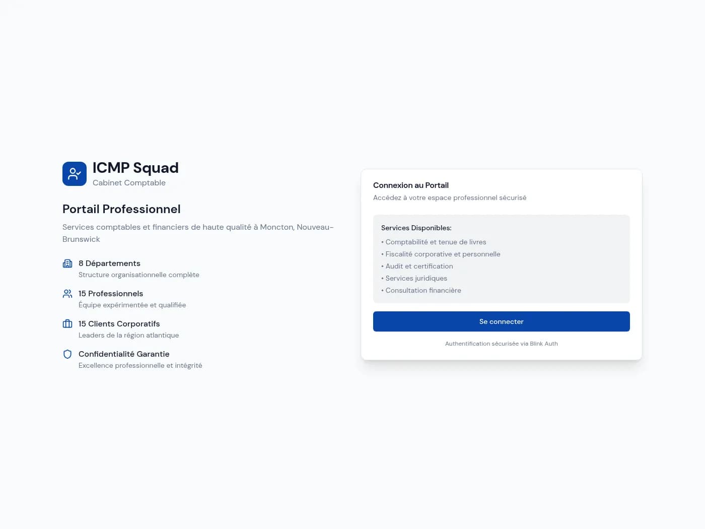 ICMP Squad Cabinet Portal